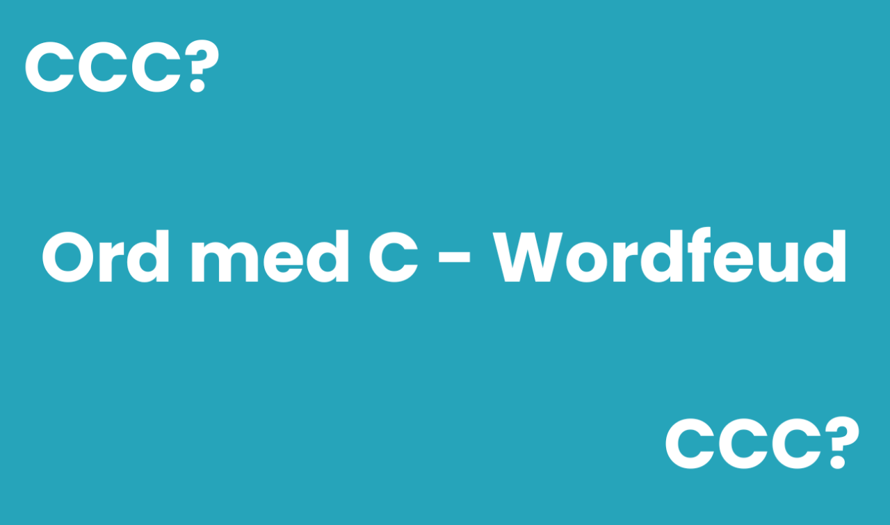 Ord med C | Wordfeud-hjälp - Diversi